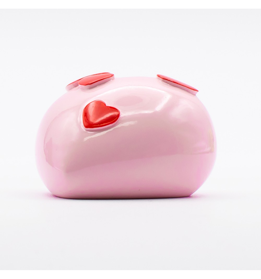 Cuore Emoji rosa con cuoricini rosa